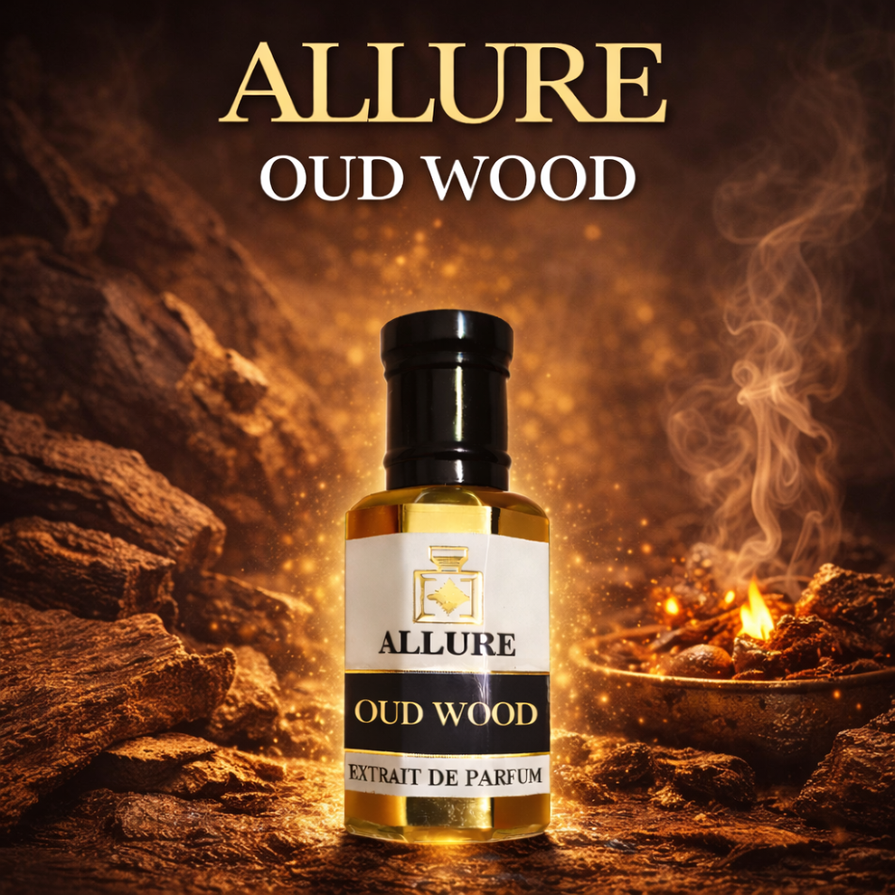 Oud Wood Attar Premium Quality Oud (Alcohol Free Perfume Oil) – Allure ...